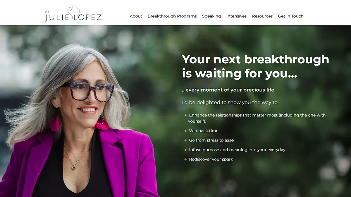 1:1 Expert Consultation Onboarding - Dr. Julie Lopez